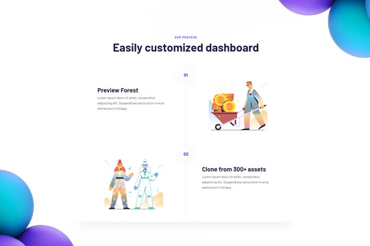 Process Step Component | Flowbase - Webflow